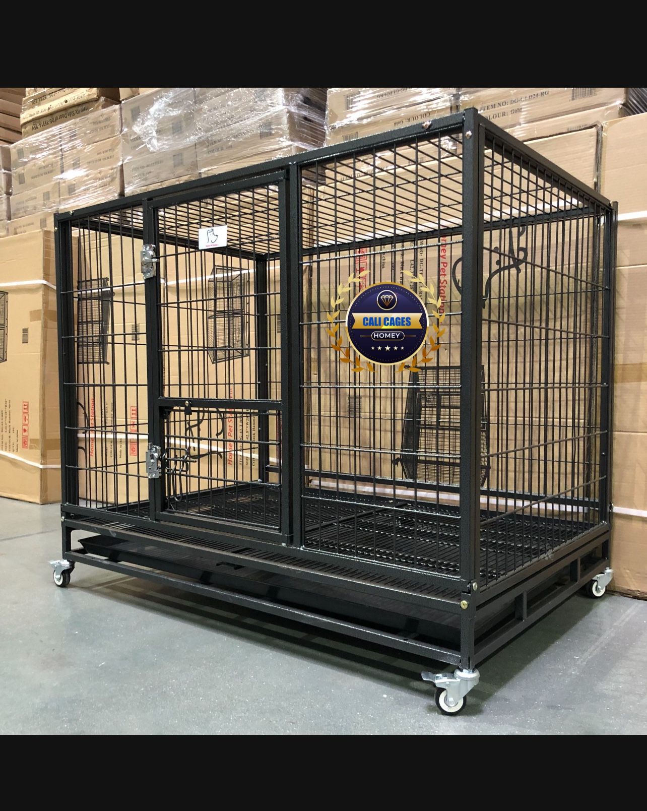 Dog Pet Cage Kennel Size 43” Large Folding New In Box for Sale in Chino ...