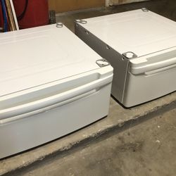 LG WDP3W 27 Washer Dryer Pedestals for Sale in El Paso TX OfferUp