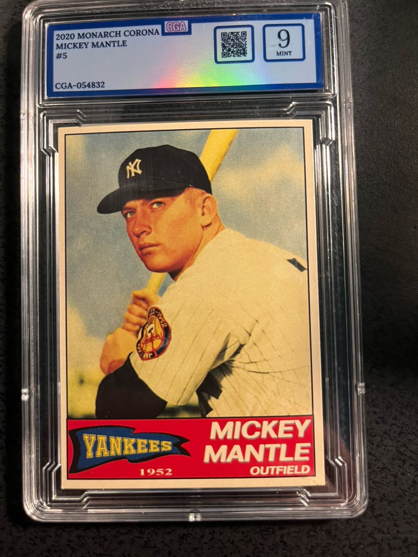 Mickey Mantle ‘52 Baseball Season Card-Graded 9 for Sale in Fort ...