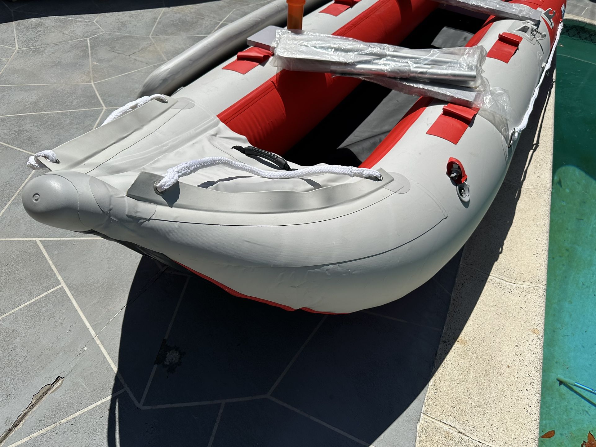 Bris 14.1 Ft Inflatable Kayak Fishing Tender Inflatable Poonton Boat ...