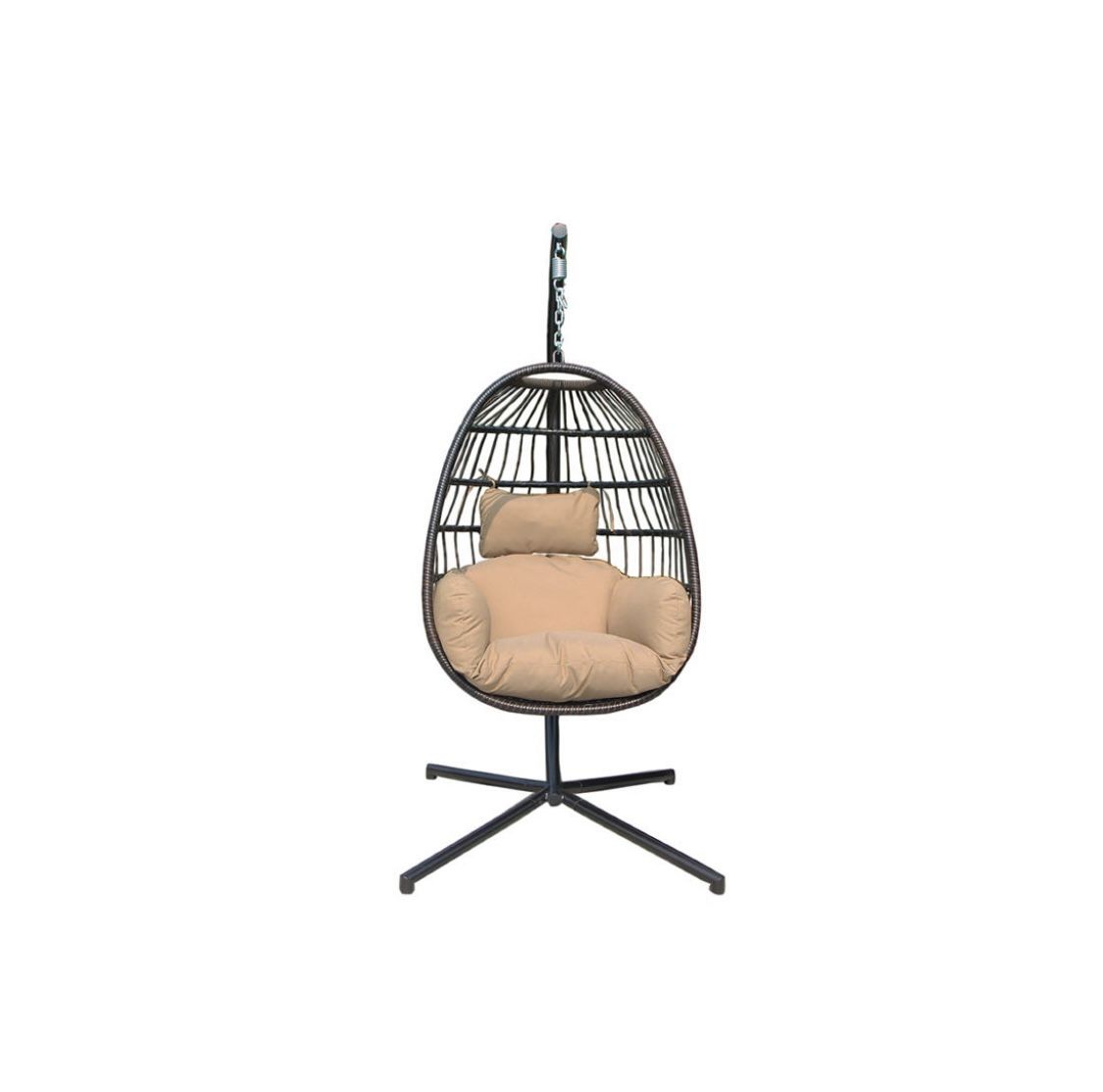 Berkley jensen wicker hanging egg chair store