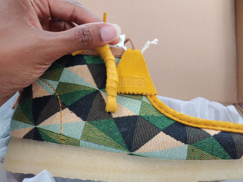 Brand New Clarks Wallabees Multicolor Limited Edition Size 10.5 - www ...