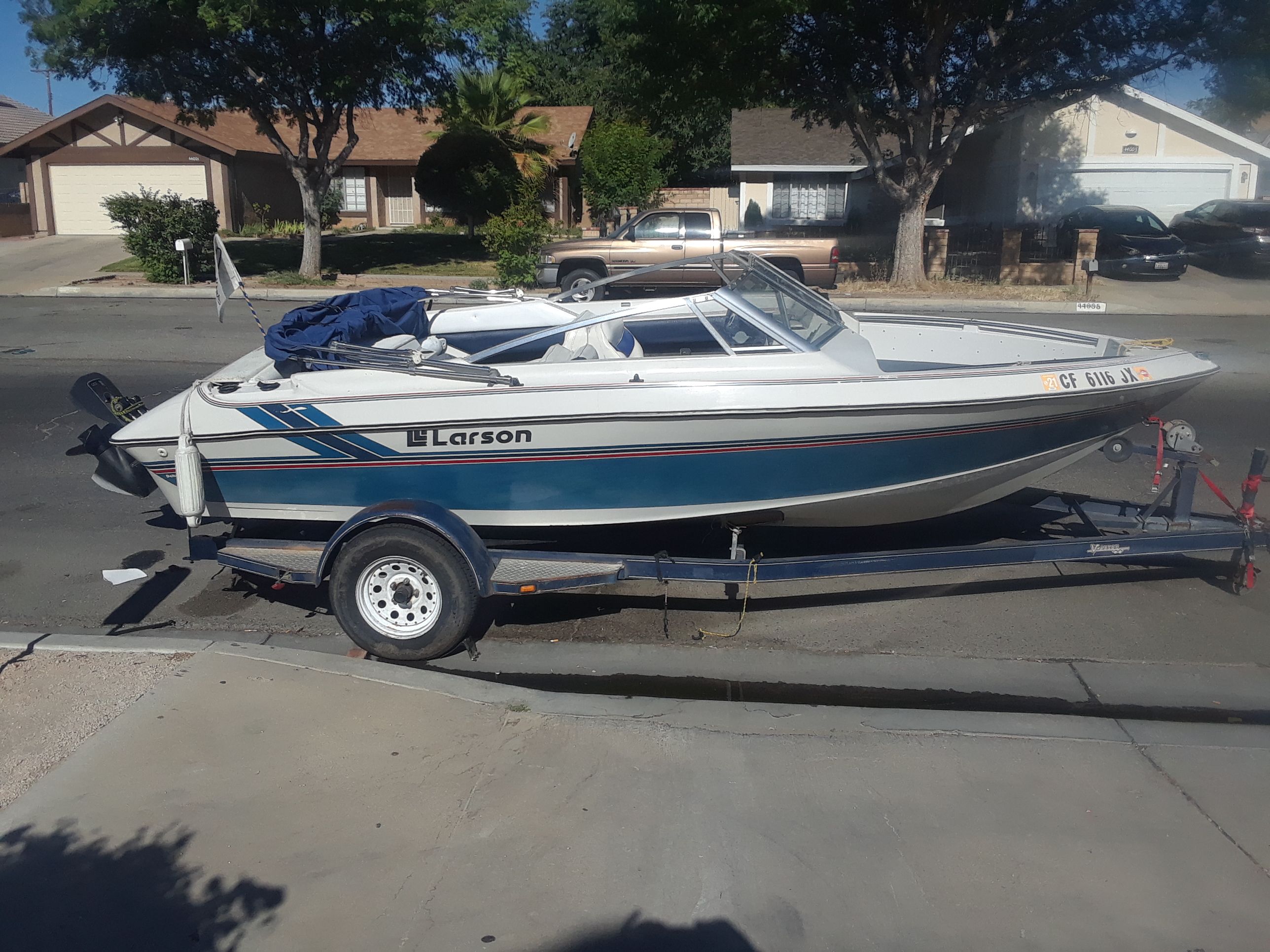 1989 Larson 19 feet $3900 obo for Sale in Lancaster, CA - OfferUp
