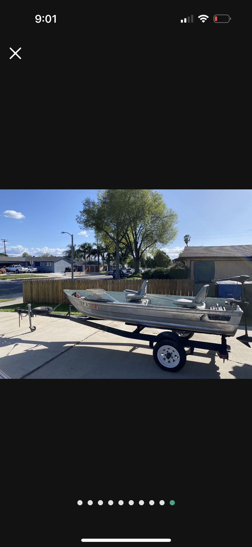 1980 Sears Game fisher Aluminum Boat for Sale in Murrieta, CA - OfferUp
