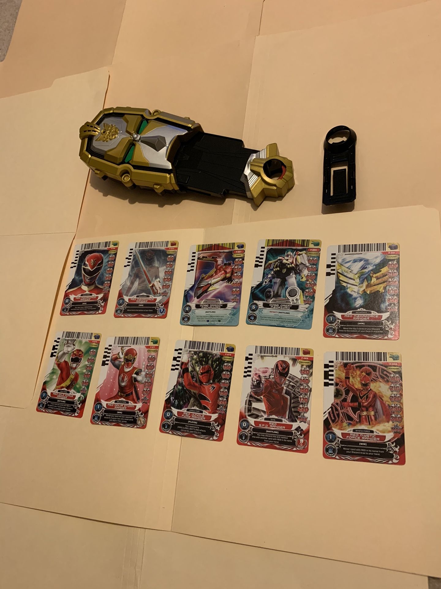 Power Rangers Megaforce Morpher Cards