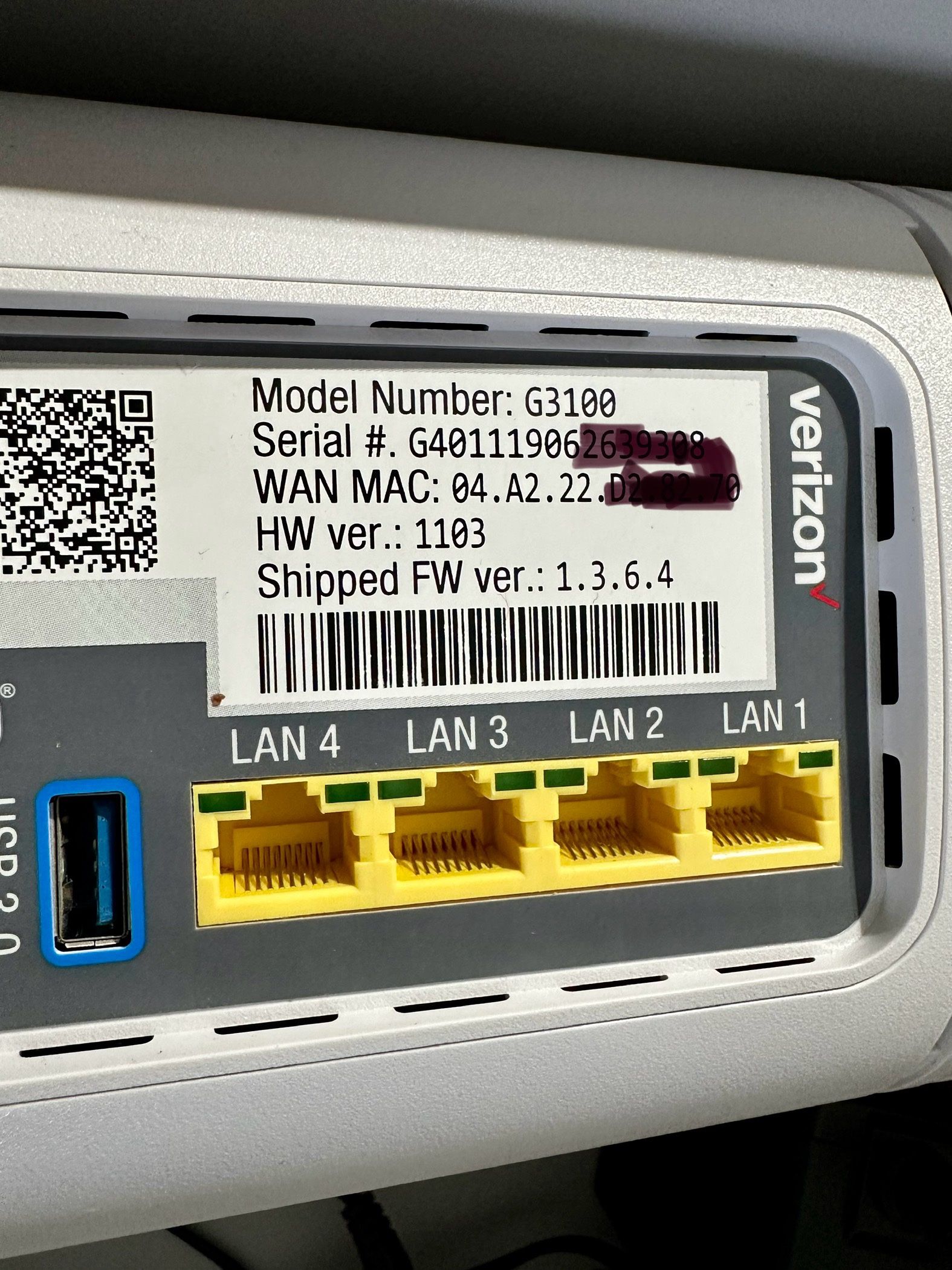 Verizon FIOS router Model : G3100 for Sale in Dulles, VA - OfferUp