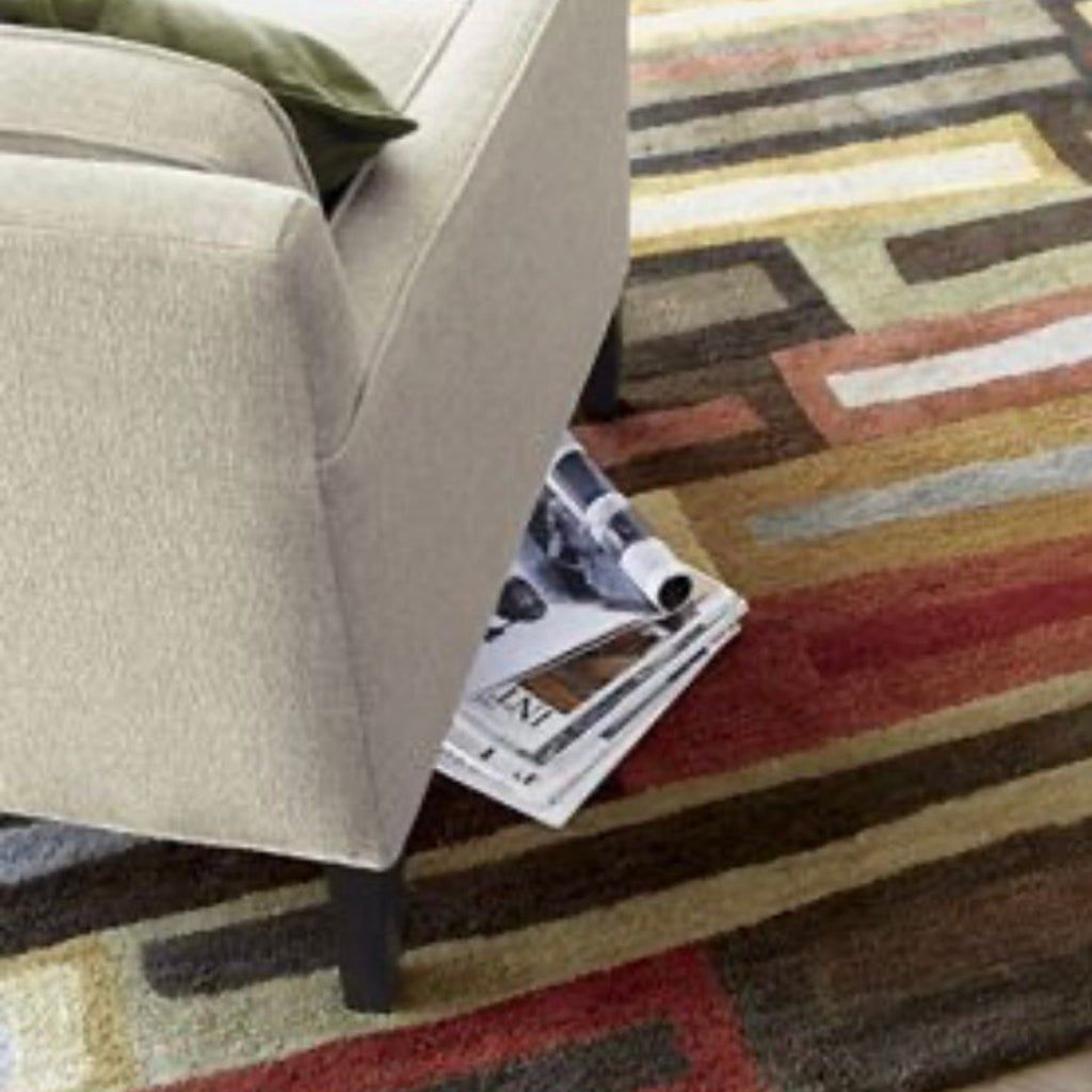 Crate and Barrel 5x8 Metropolis wool carpet rug. Very good shape ...