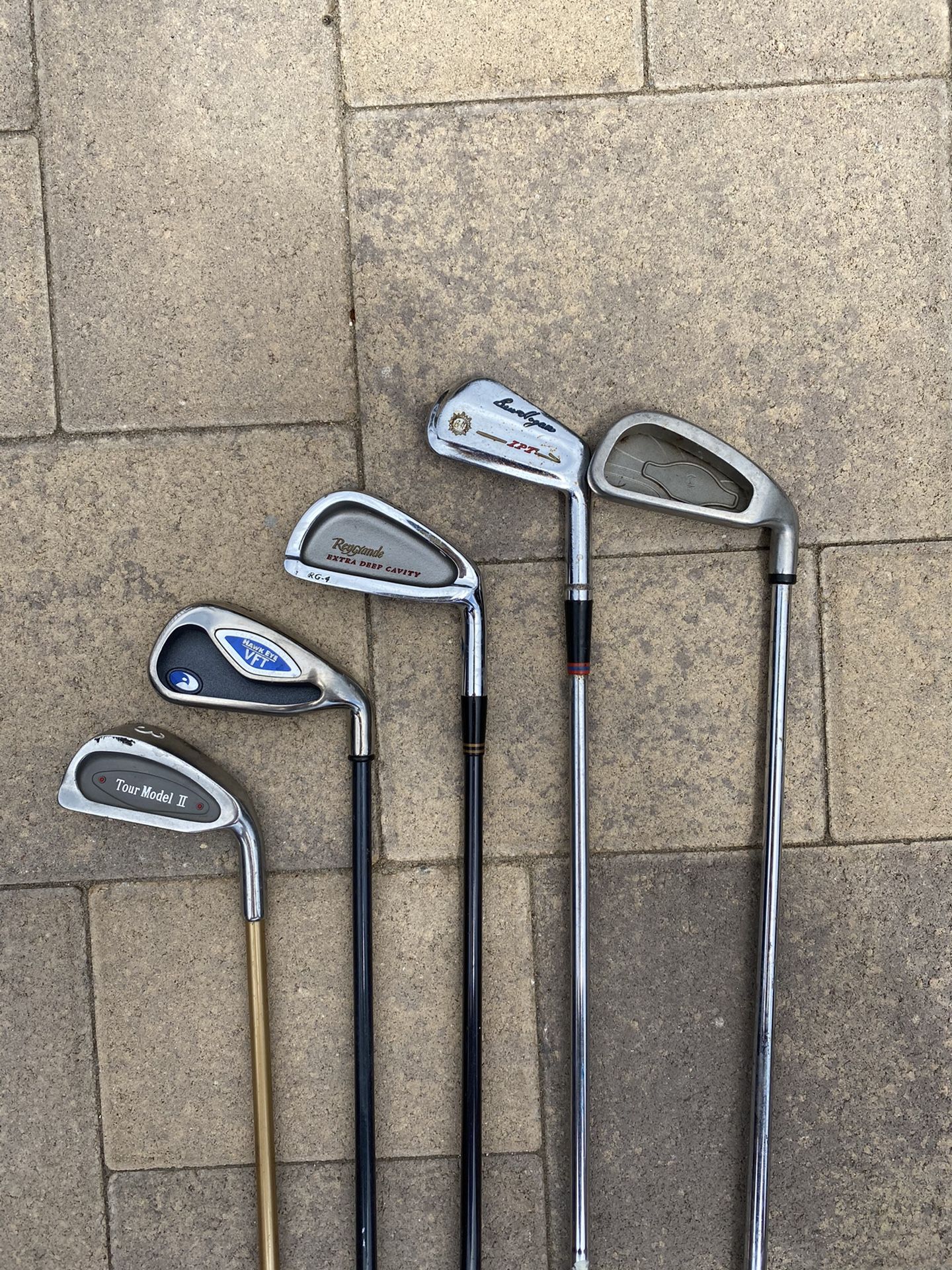 3 irons Three iron golf clubs Ben Hogan, Callaway without the ...