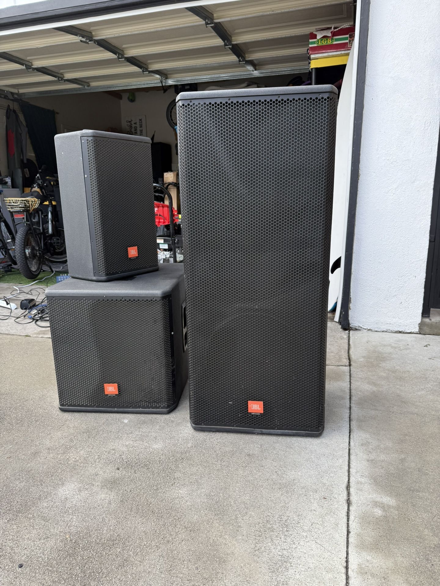 JBL PA System Bundle — All Cabs Work, Just Need Speakers — $700 OBO for ...