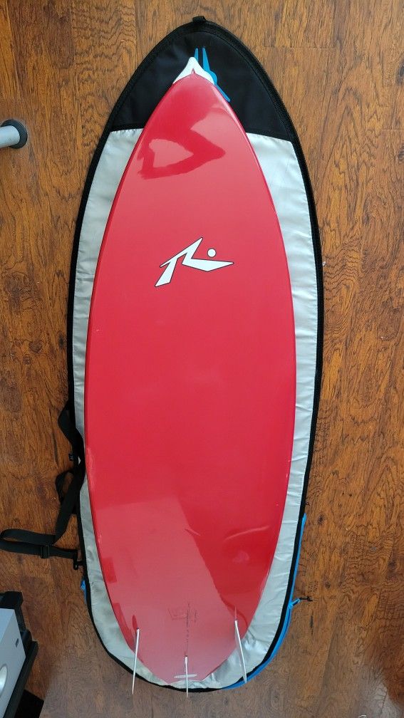 ***ON HOLD FOR PICK-UP*** RUSTY PIRAHNA SURFTECH SURFBOARD 3 FUTURES ...