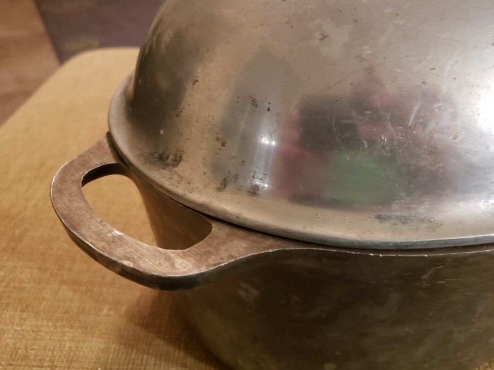 Vintage Household Institute Cooking Utensils Aluminum Oval Oven Roaster ...