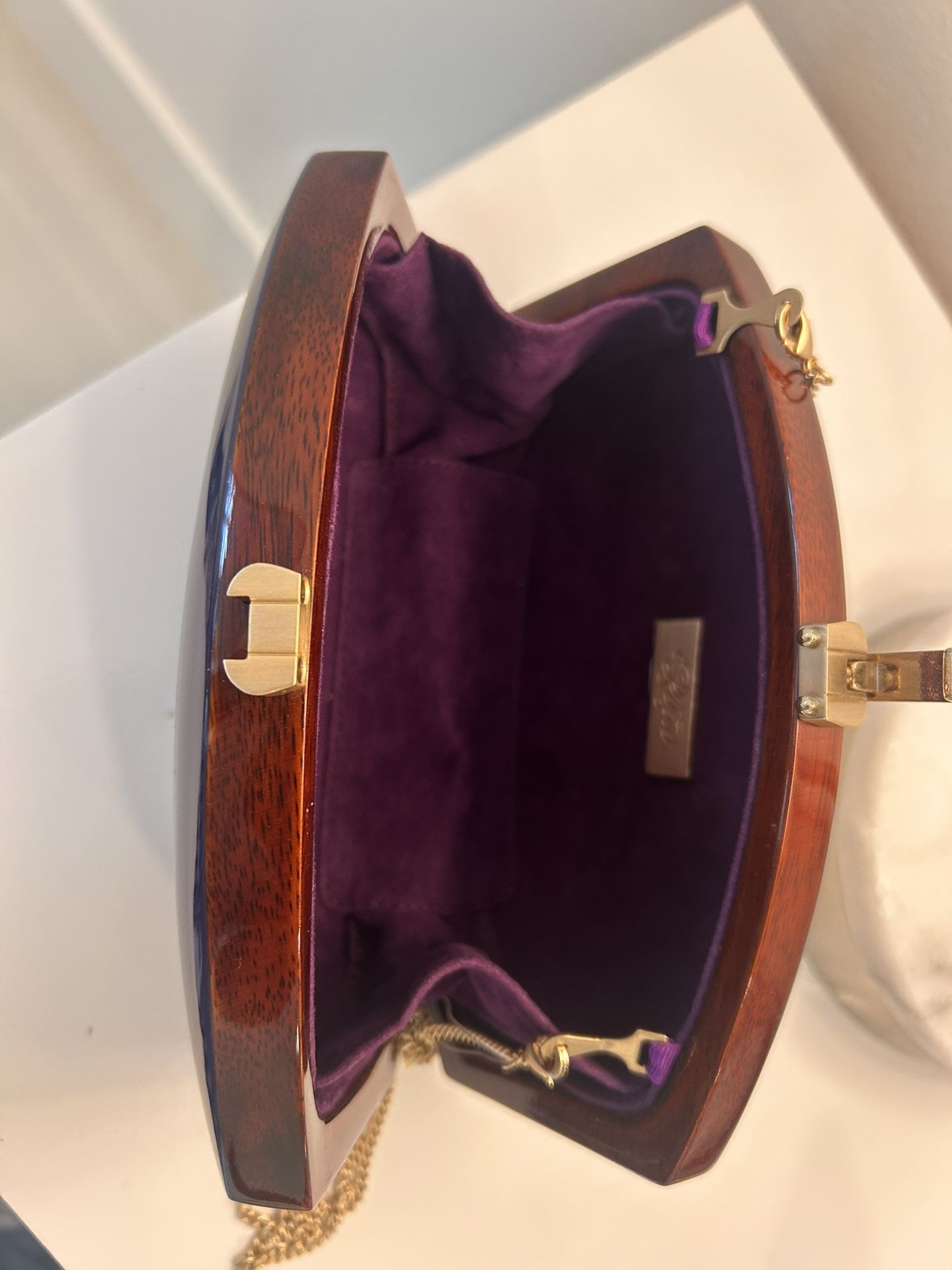 Blue Wood Purse Rocio for Sale in Miami Beach, FL - OfferUp