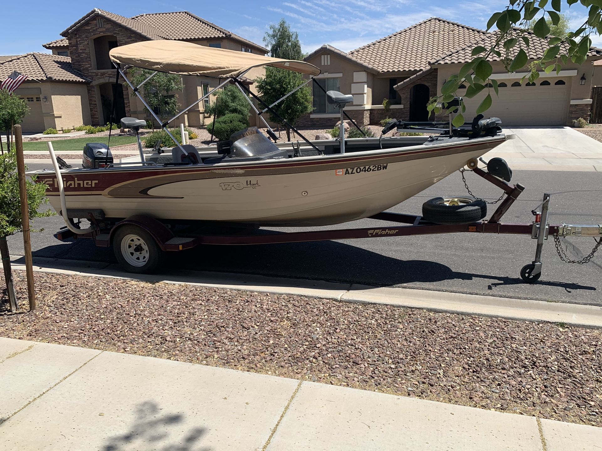 1999 FISHER HAWK BASS BOAT for Sale in Gilbert, AZ - OfferUp