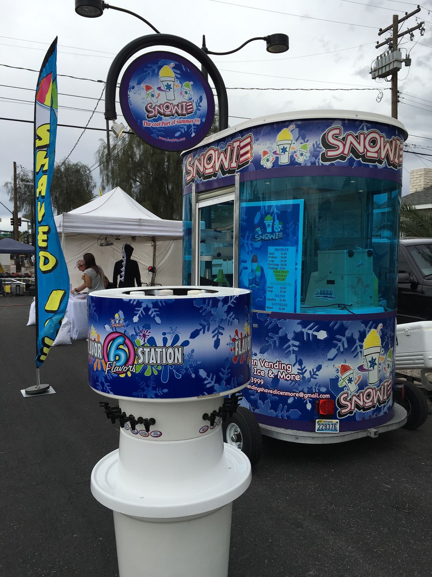 Snowie Shaved Ice 5 x 8ft concession food truck trailer for Sale in ...