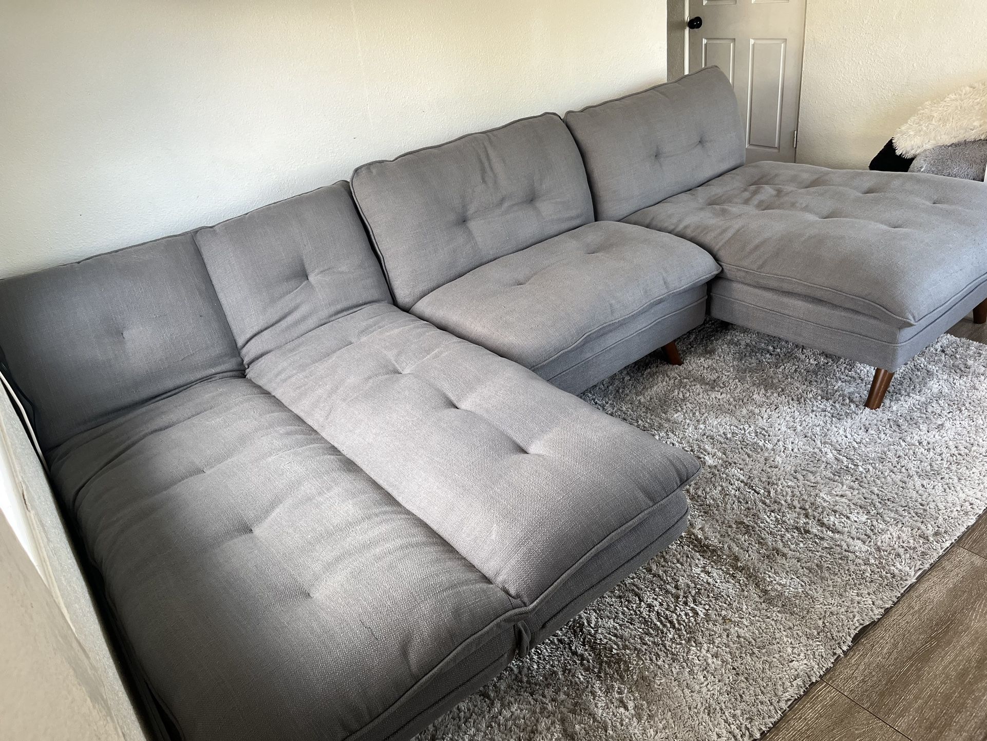 3pc Modular Sectional Sleeper Sofa for Sale in Phoenix, AZ - OfferUp