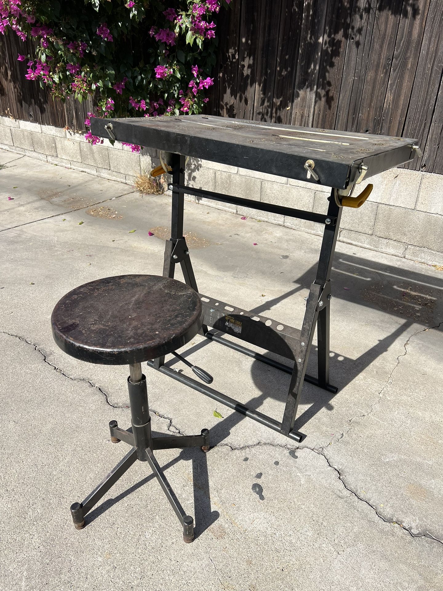 Welding Table And Stool for Sale in Irwindale, CA - OfferUp