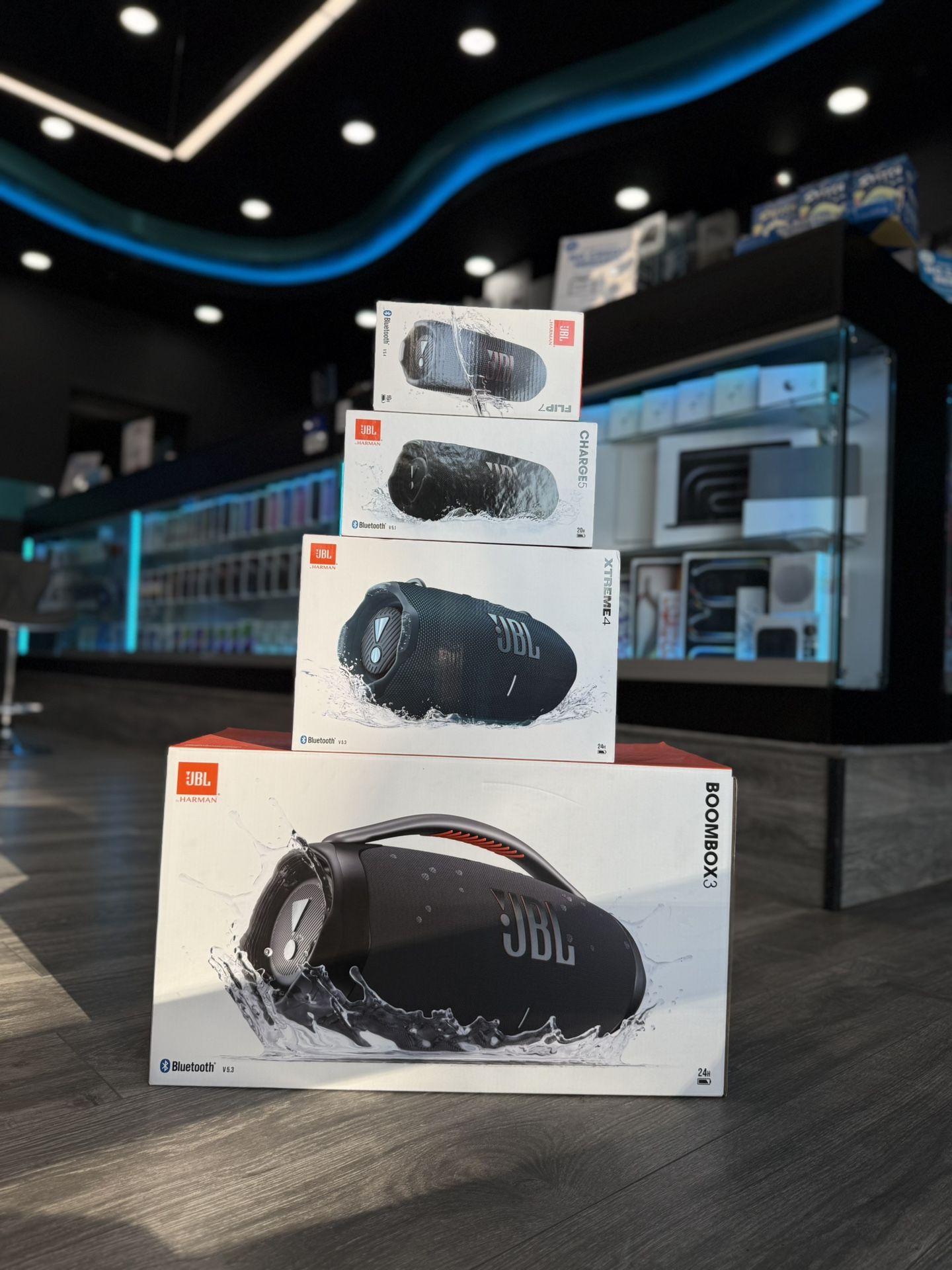 JBL Boombox 3, JBL Xtreme 4, JBL Charge 5 & JBL Flip 7 Available ( Payment Plans Available ...