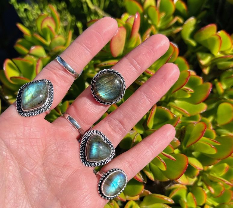 Labradorite Rings- Fashion Jewelry for Sale in Lemon Grove, CA - OfferUp