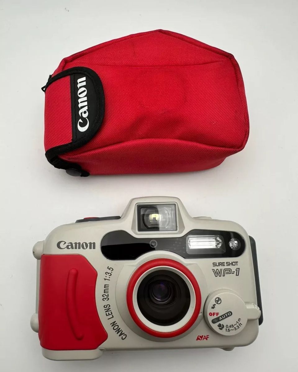 Canon Sure Shot WP-1 Weatherproof 35mm Film Camera w/ Case for Sale in ...