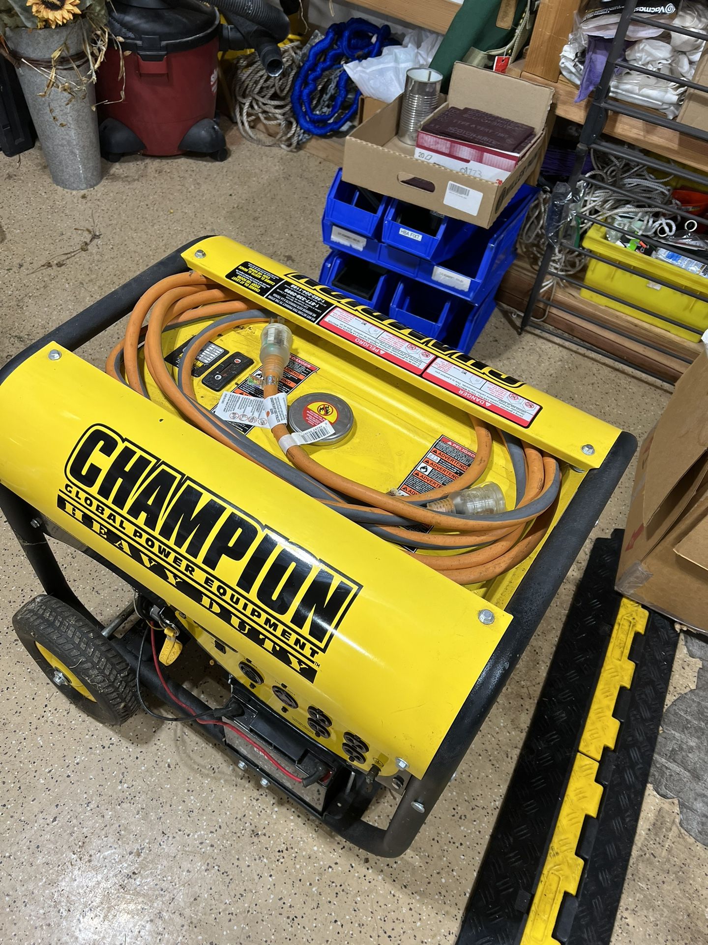 7kw Champion Gas Generator for Sale in Gig Harbor, WA - OfferUp