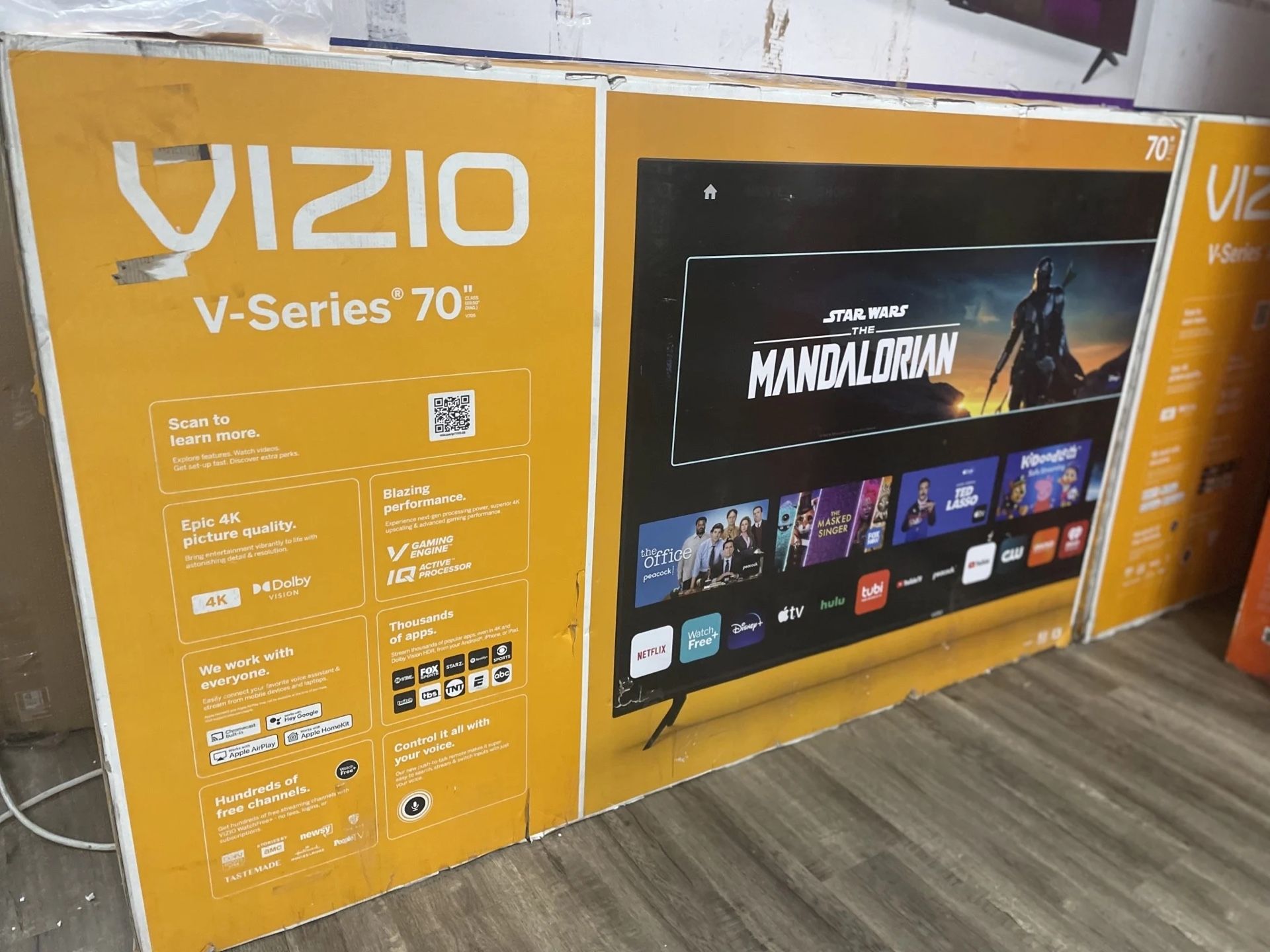 TV SHIPMENT IN 70" VIZIO 4K LED HDR SMART V705-J03/V706-J03 for Sale in ...