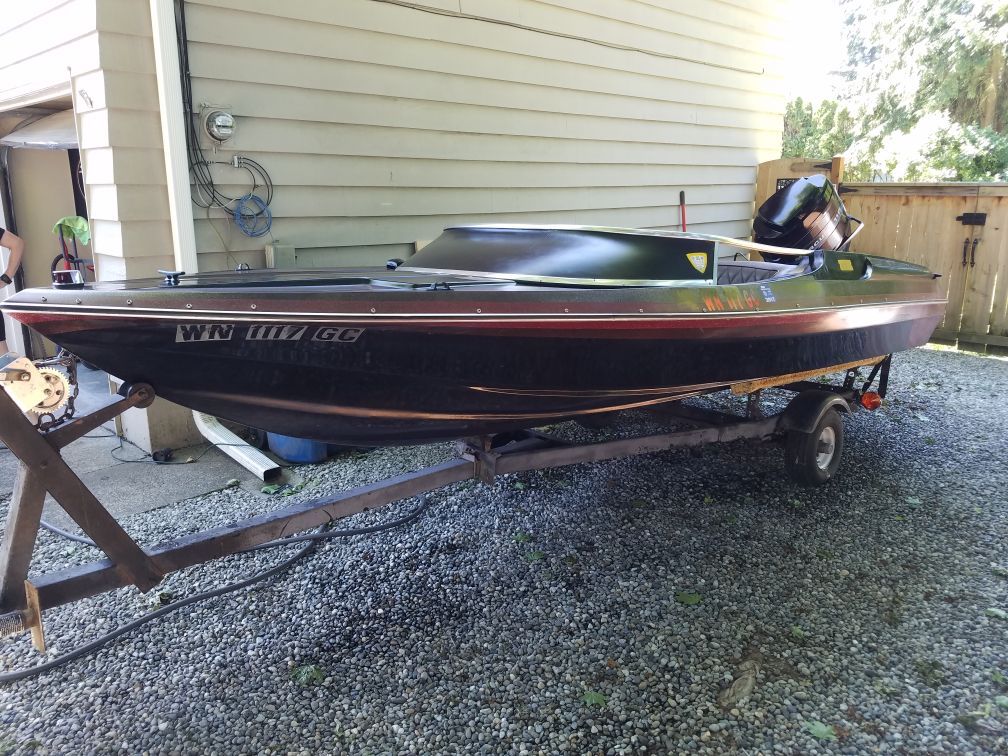 1982 Jetster Speed Boat. 17 foot with 115hp Outboard for Sale in Port ...