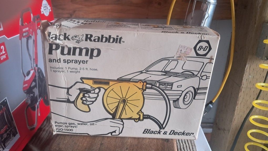 B & D Jack Rabbit Pump & Sprayer for Sale in Porter, WA - OfferUp