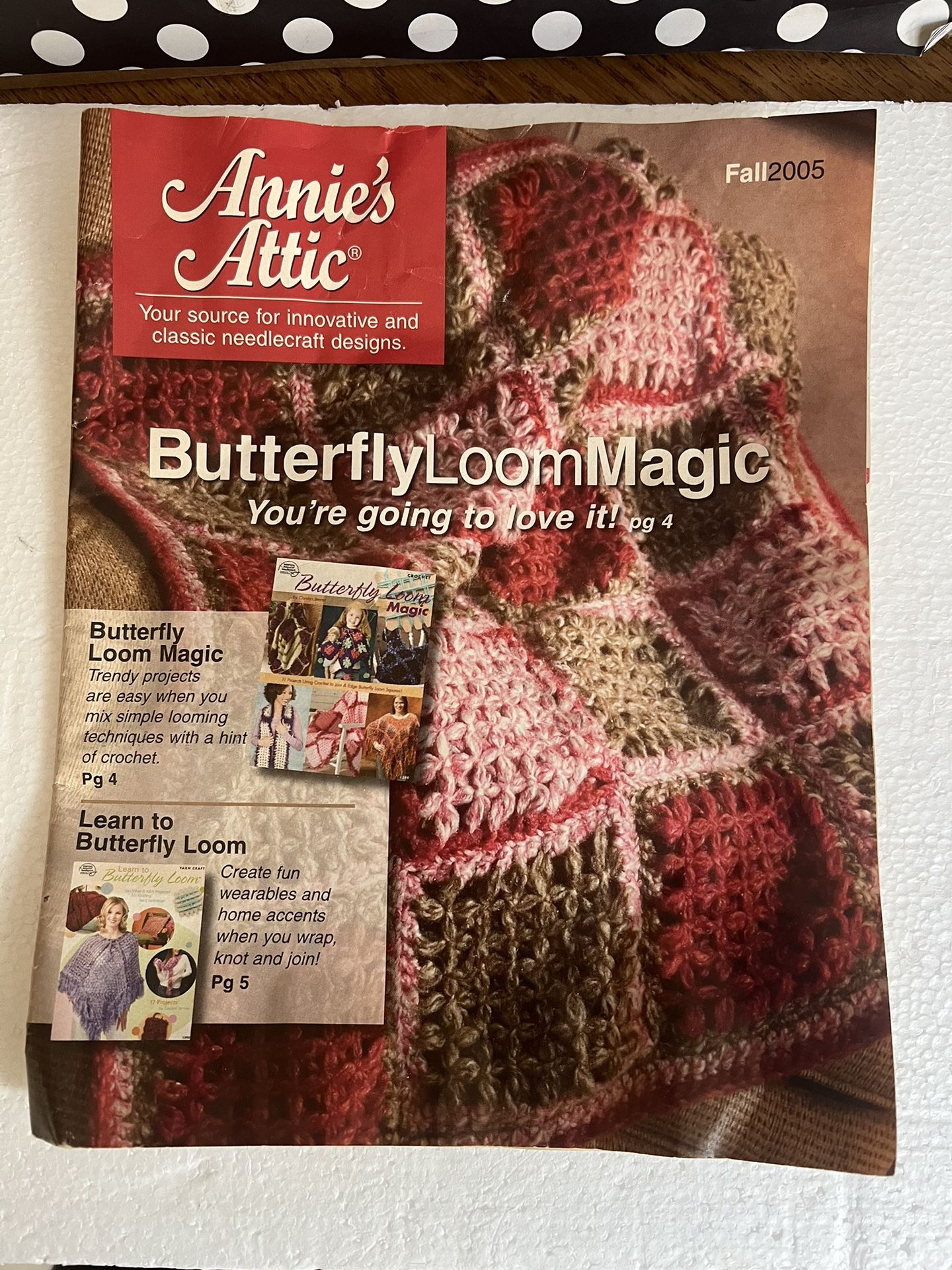 Vintage Fall 2005 Annie's Attic Magazine, Butterfly Loom Magic, Craft ...