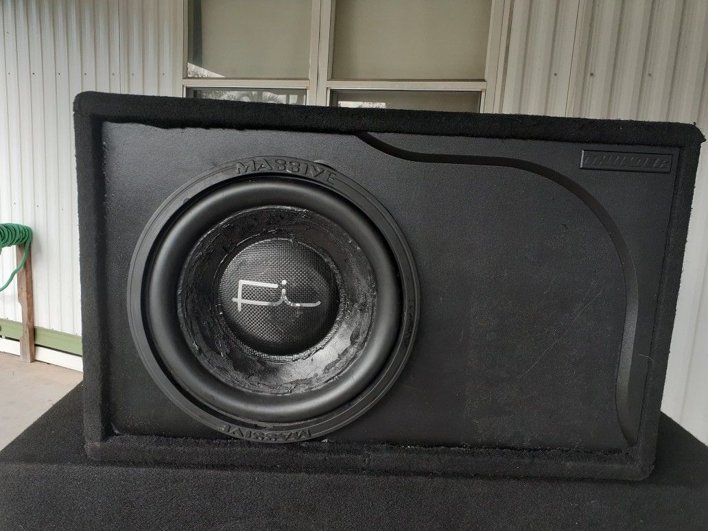 FI AUDIO Q D2 12 INCH And A Ported Box for Sale in Zephyrhills, FL ...