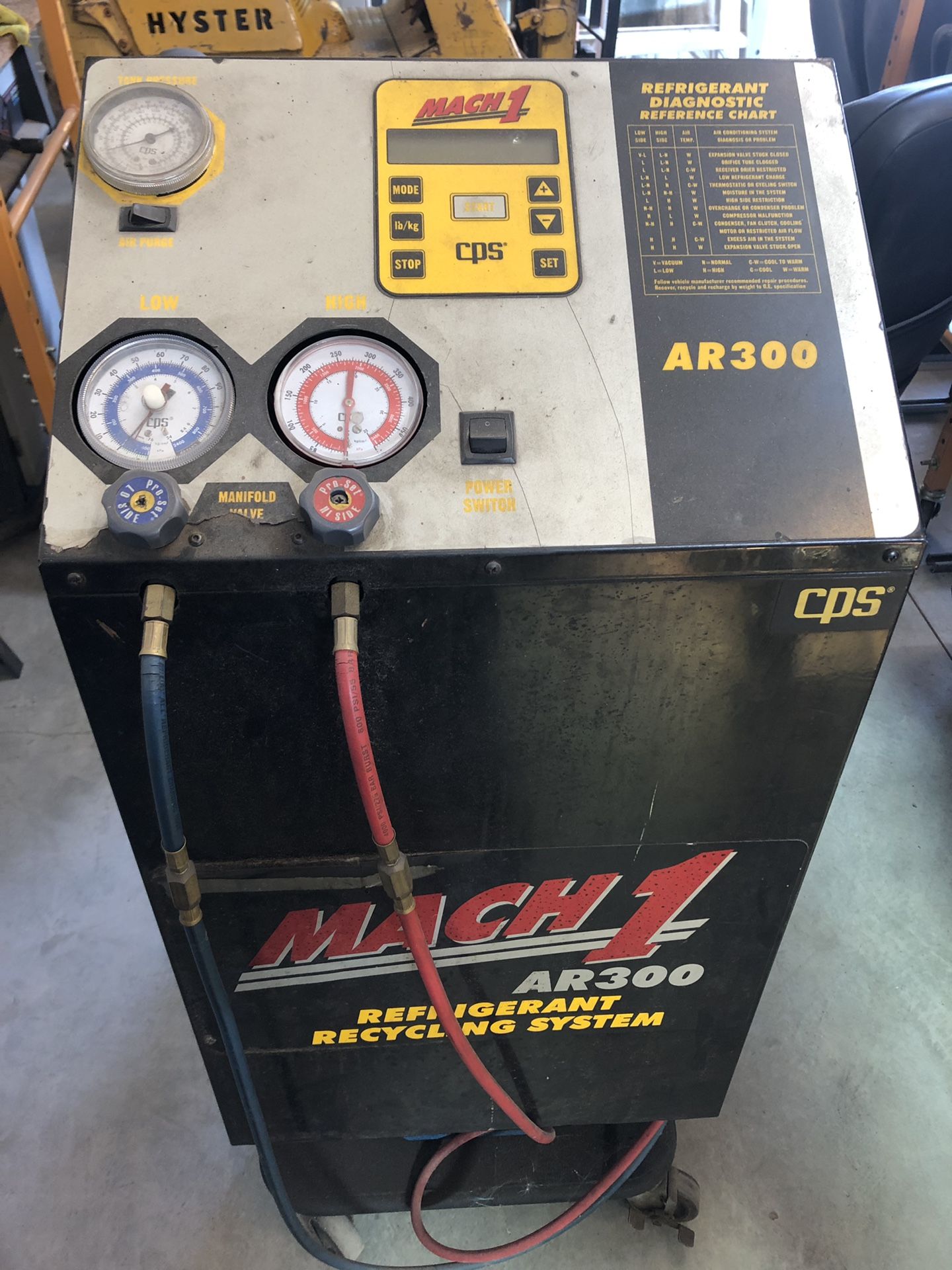 AC recovery machine R134A CPS Mach 1 AR300 for Sale in Queen Creek, AZ ...