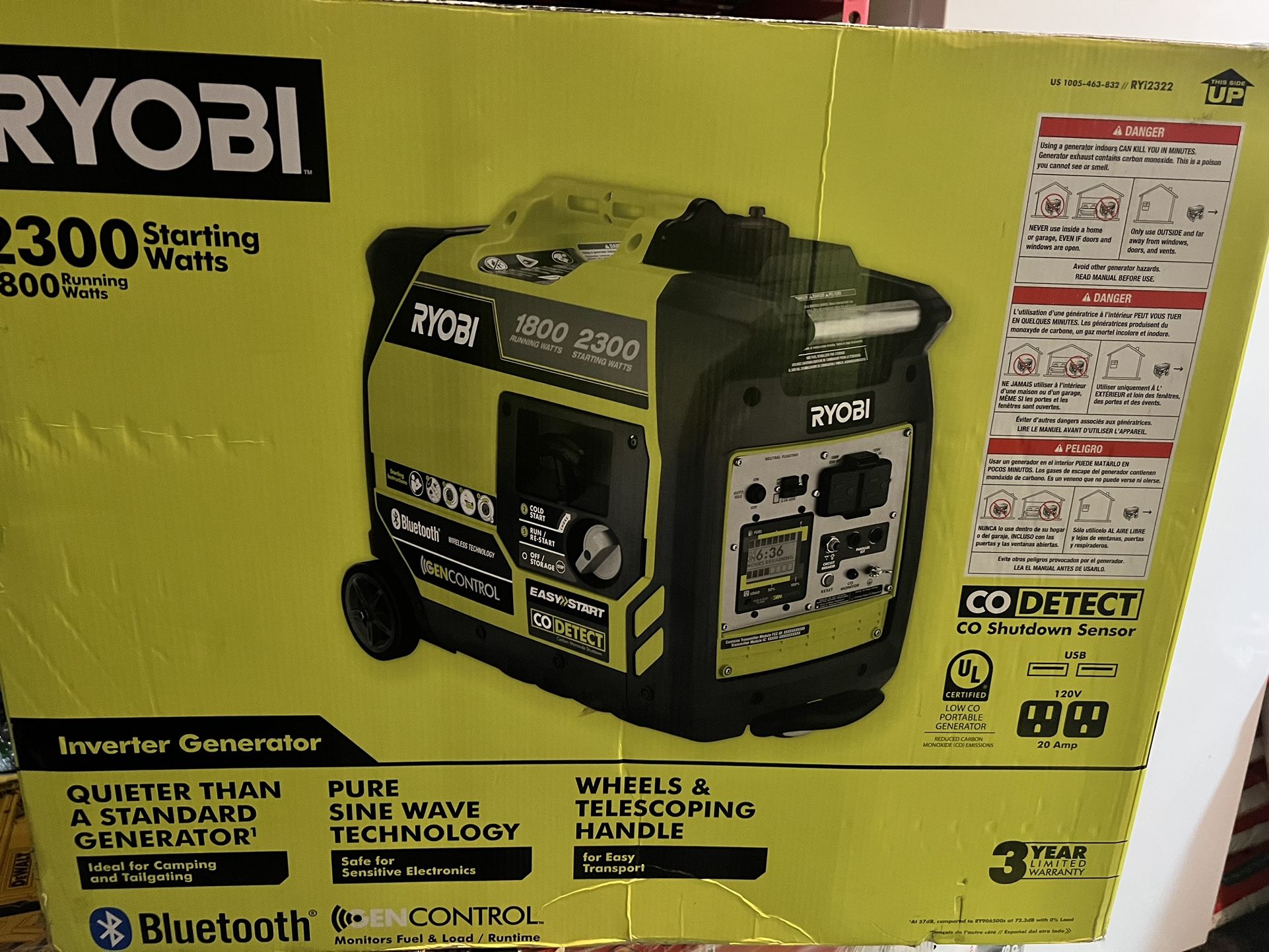 Ryobi 2300 Watt Generator for Sale in Penns Grove, NJ - OfferUp