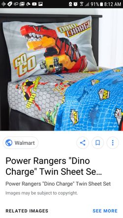 Power Ranger Twin Sheets