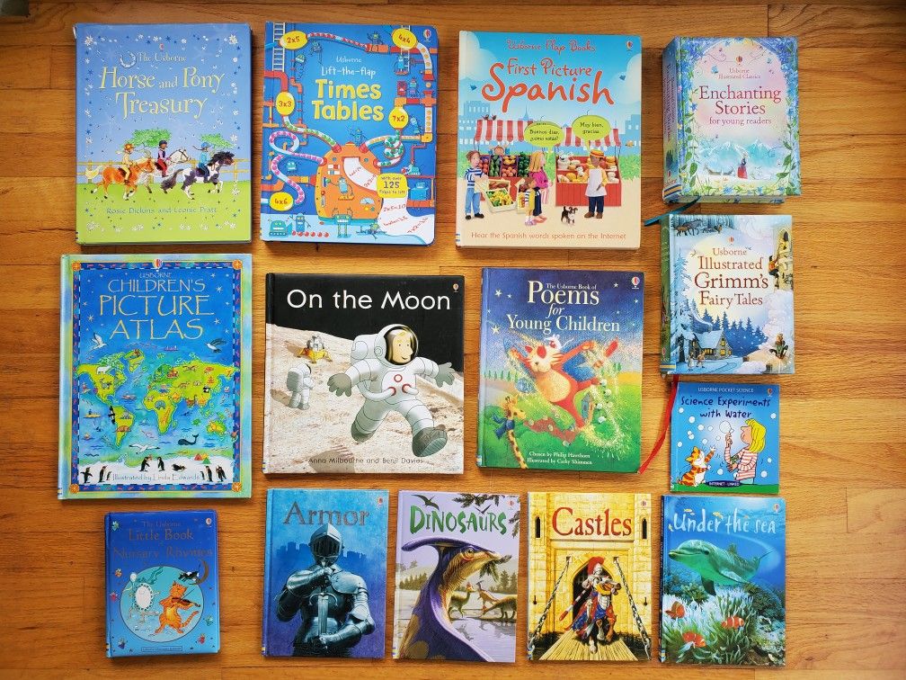 Children's Book Bundle: 14 Usborne books, 5 Christian books, 3 story ...