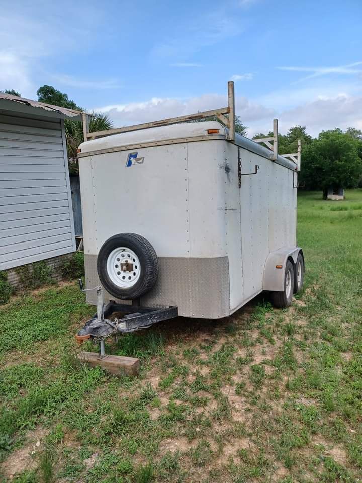 12x6 Cargo Trailer With Racks for Sale in San Antonio, TX - OfferUp