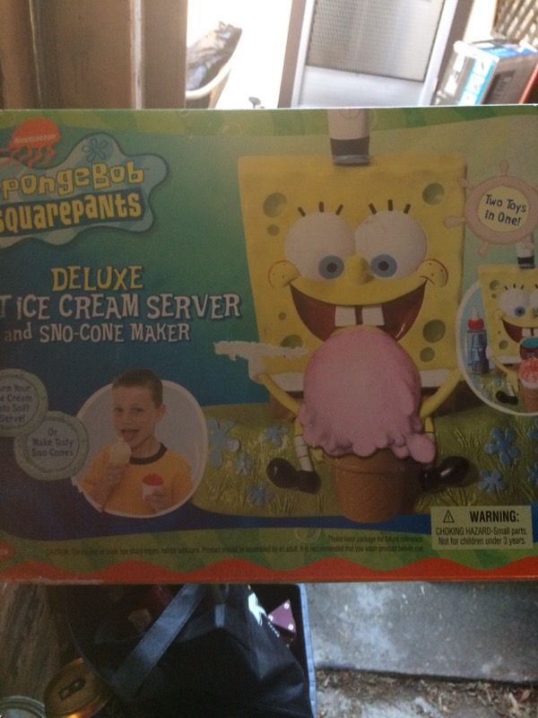 New Spongebob Sno Cone