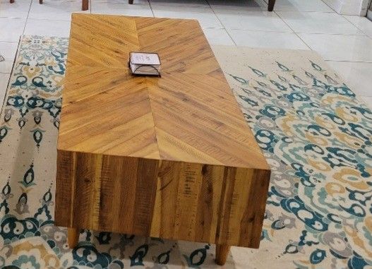 Alexa reclaimed wood coffee table store