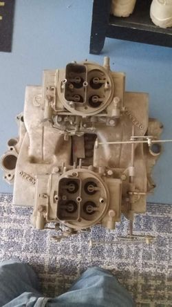 Small Block Chevrolet Offenhouser Cross Ram Intake Chevelle Camaro El ...