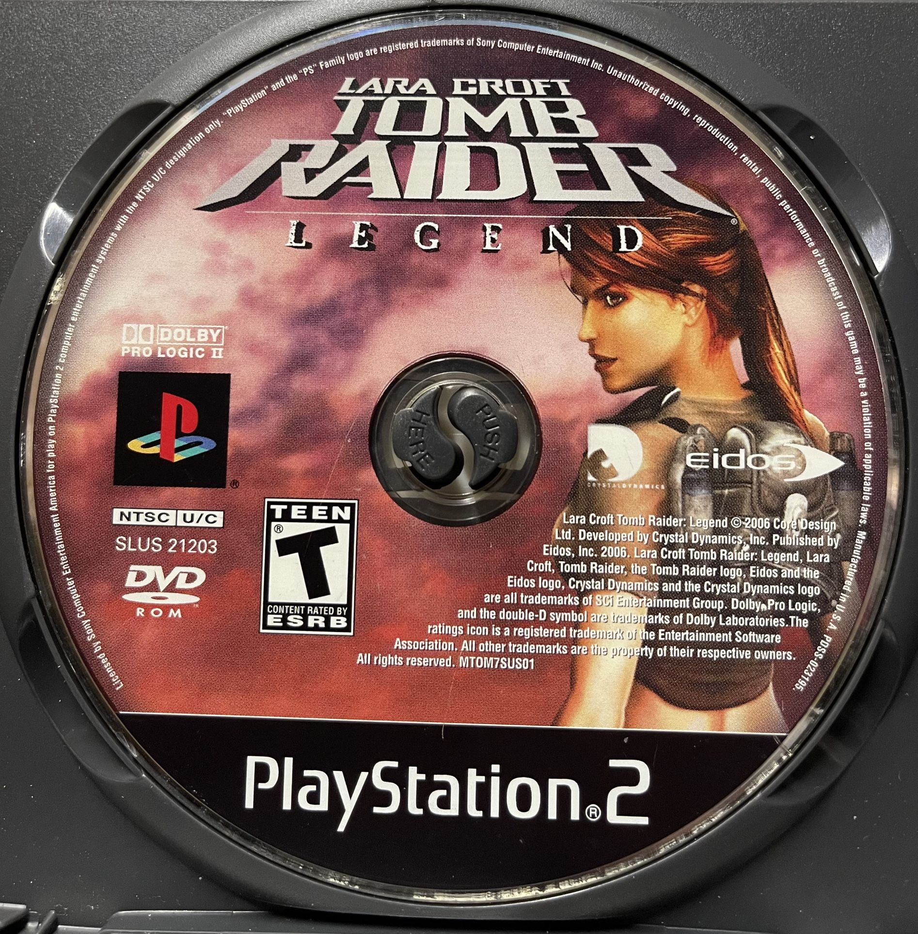 Lara Croft Tomb Raider Legend Ps2