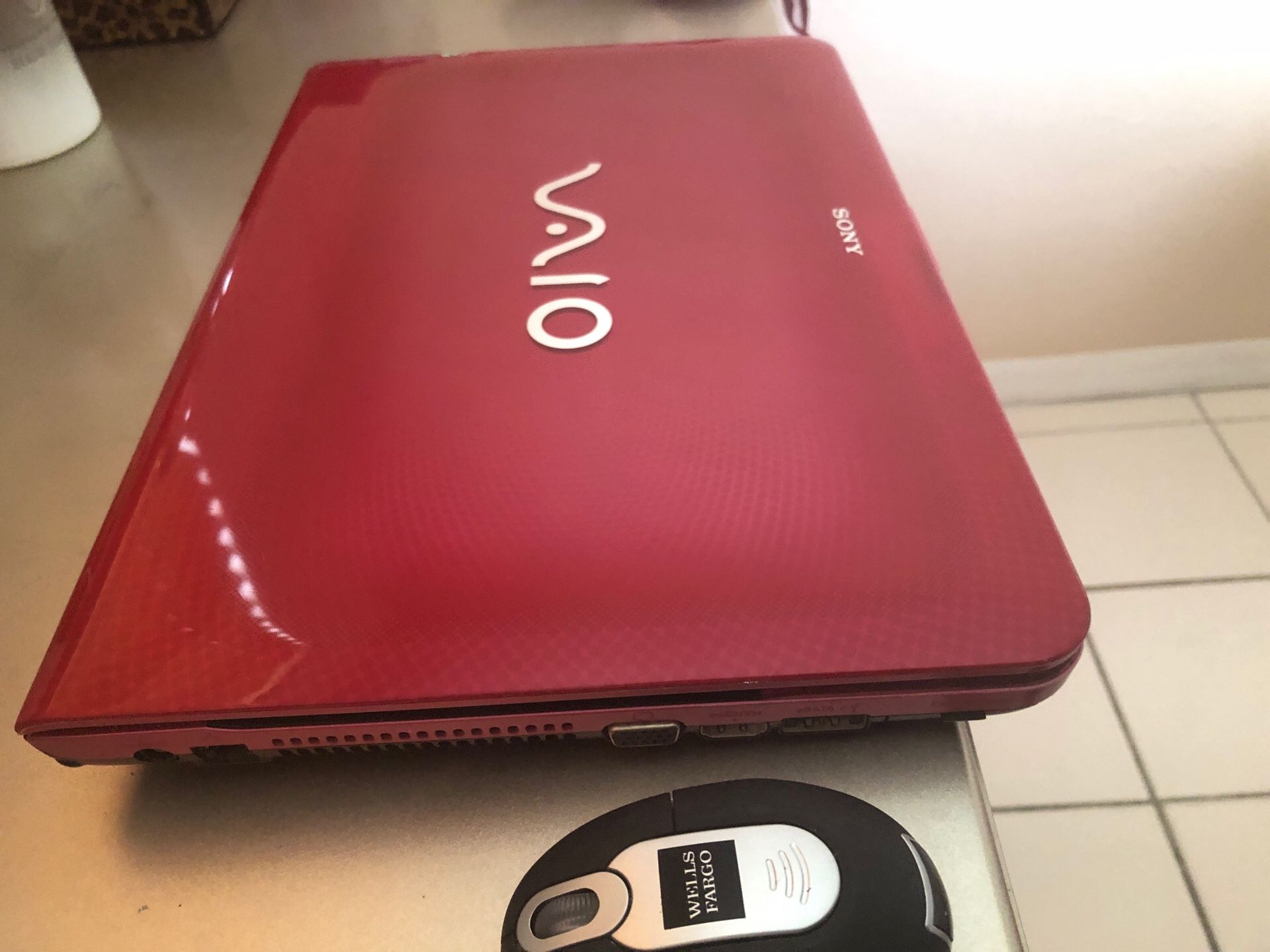 Sony Vaio Laptop Red