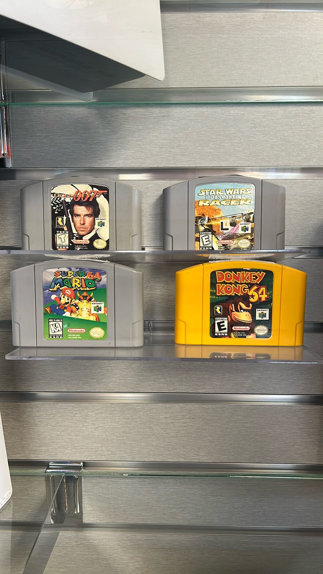 Nintendo 60 4007 donkey Kong 64 super Mario 64 and Star Wars racer each ...