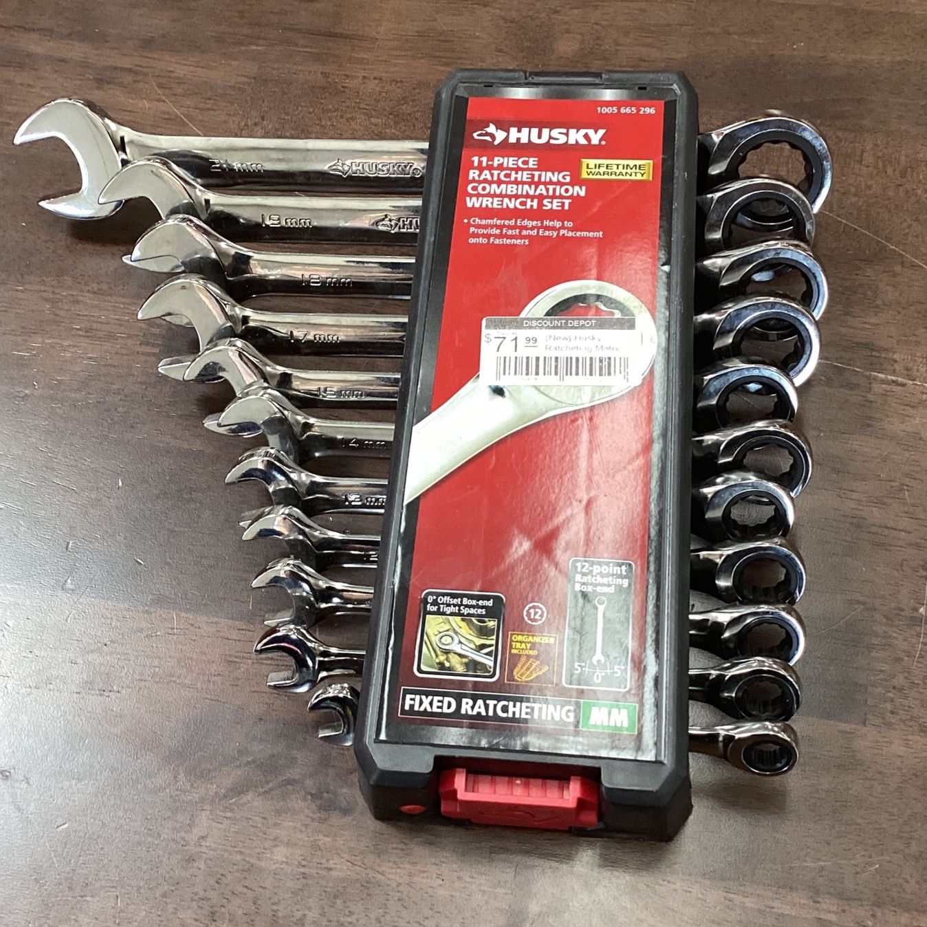 Husky metric wrench set store