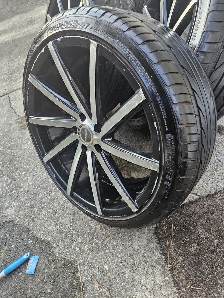 20 Inch 5 Lug Rims, 5x115 or 5x114.3 (4) Brand New 245/35/20, TPM ...
