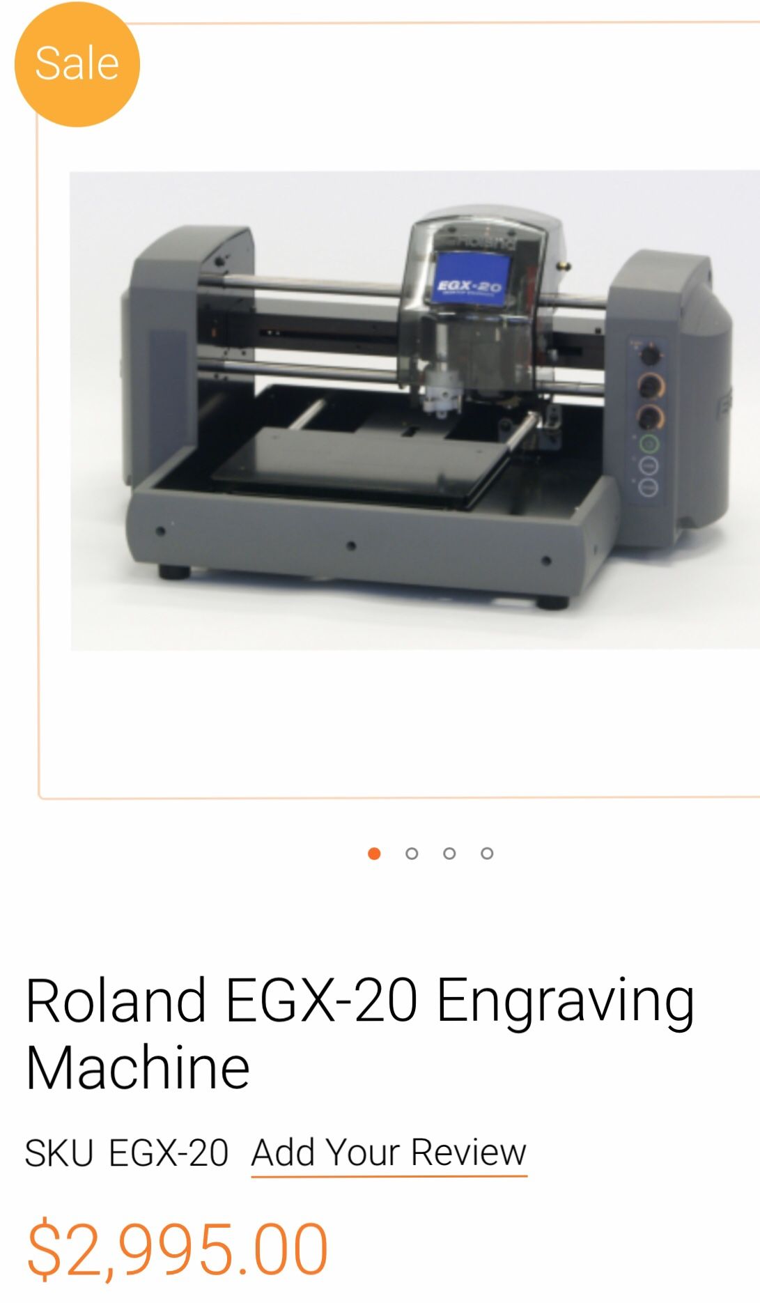 EGX-20 Desktop Rotary Engraver for Sale in Stanton, CA - OfferUp