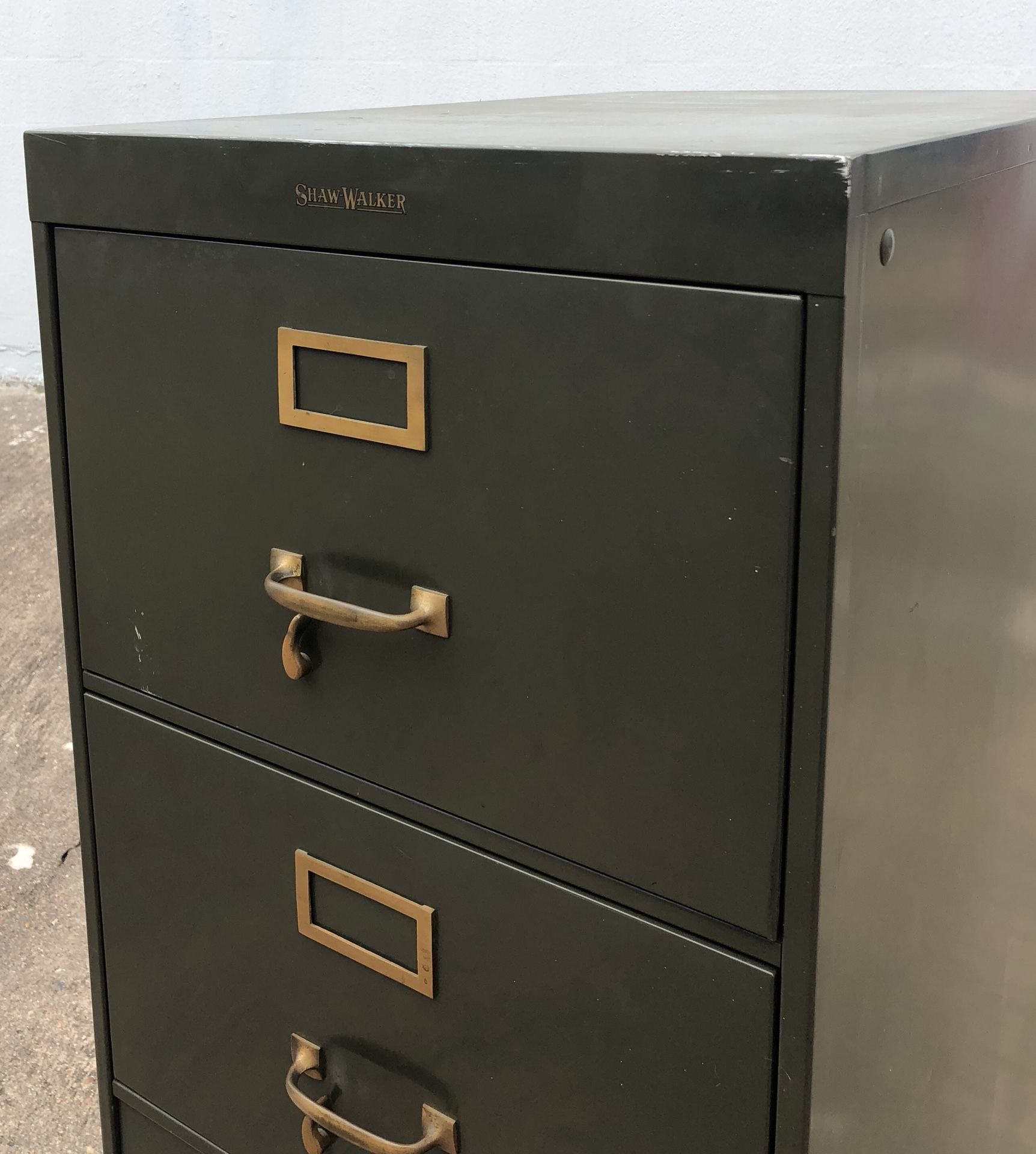 Vintage Shaw Walker Fireproof File Cabinet | Cabinets Matttroy