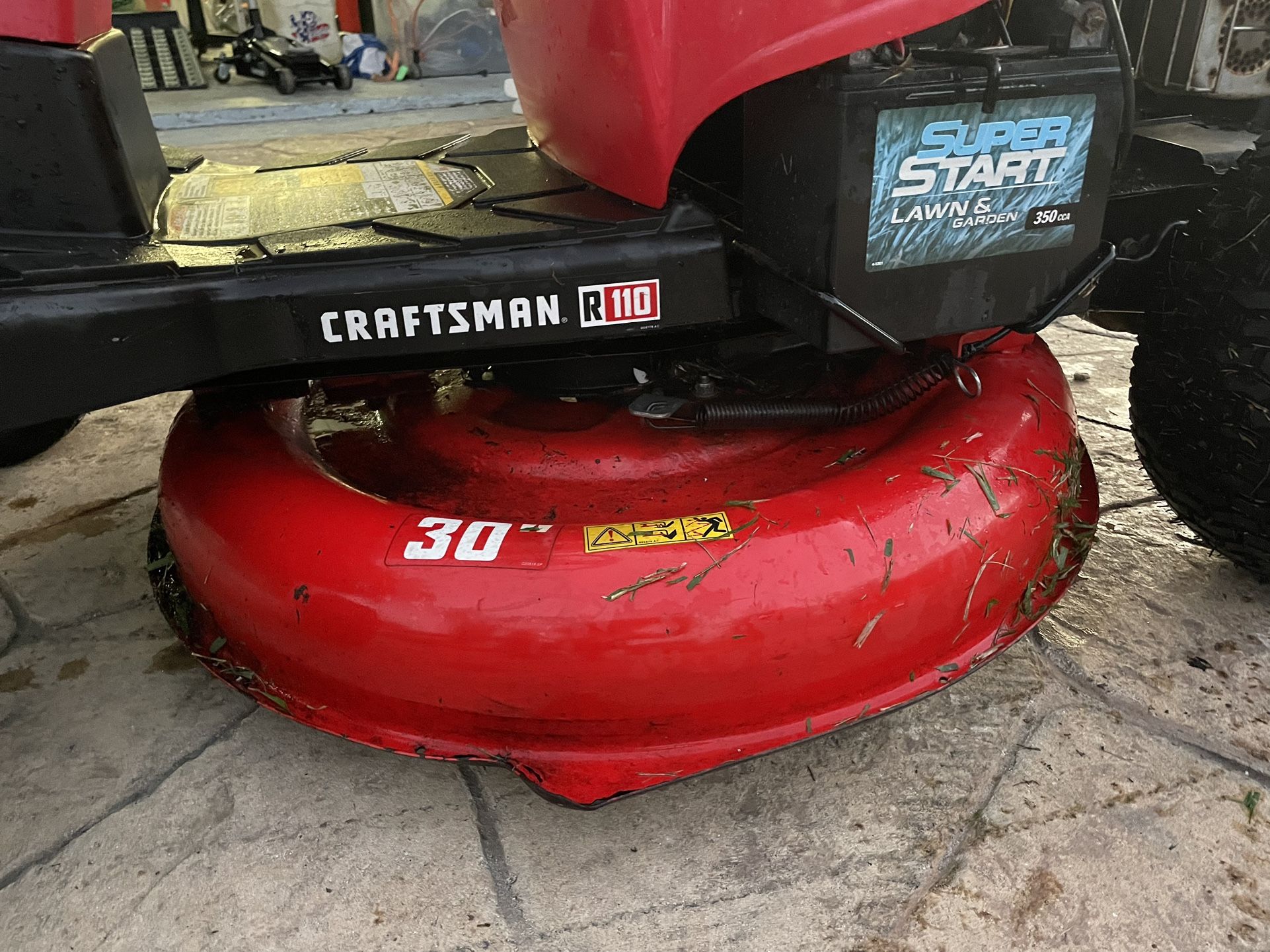 Craftsman 110 30 Inch Riding Lawnmower for Sale in Pompano Beach, FL ...