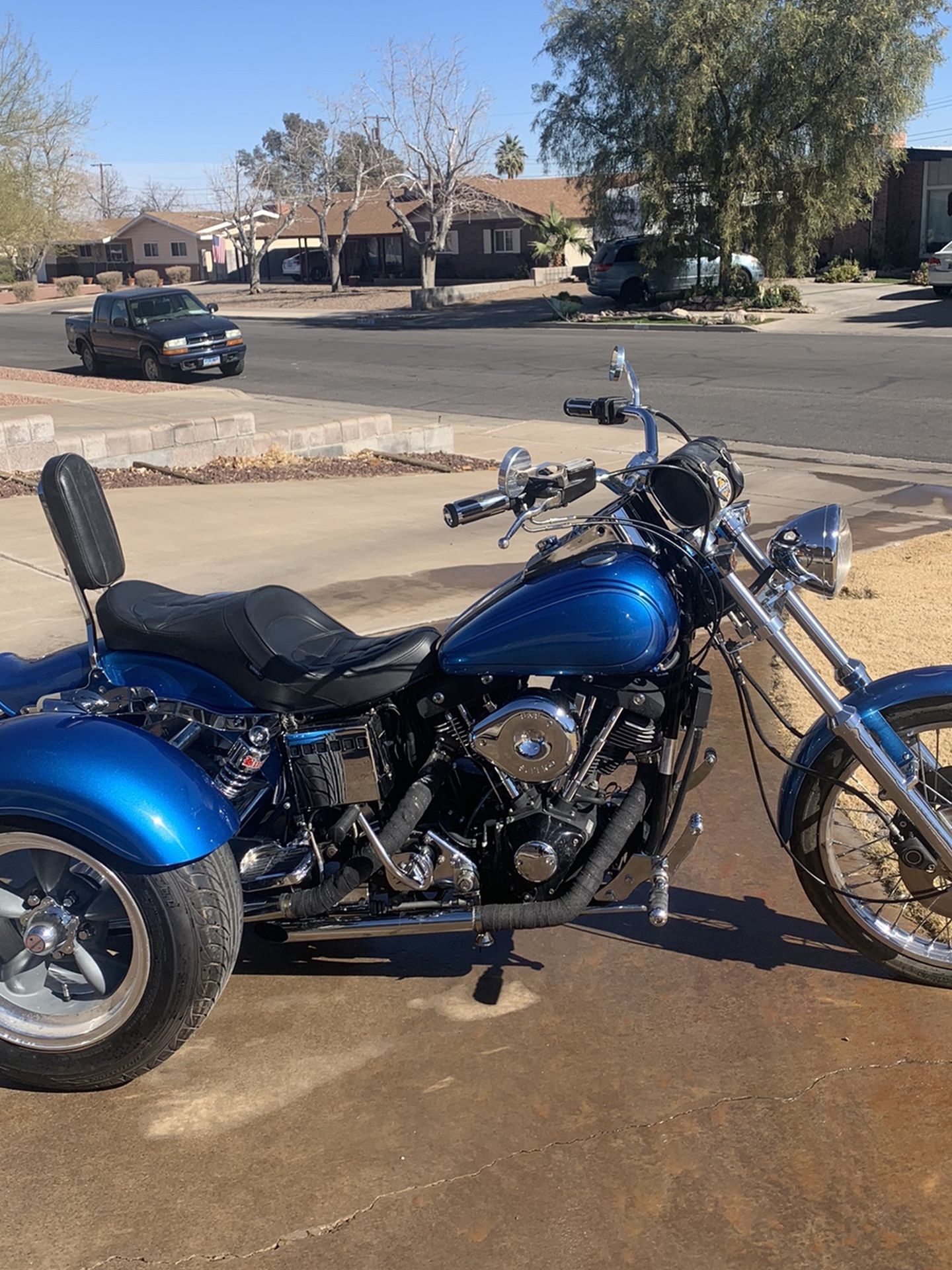 1981 Harley Davidson FXRS low Rider with Frankenstein Trike Kit for ...