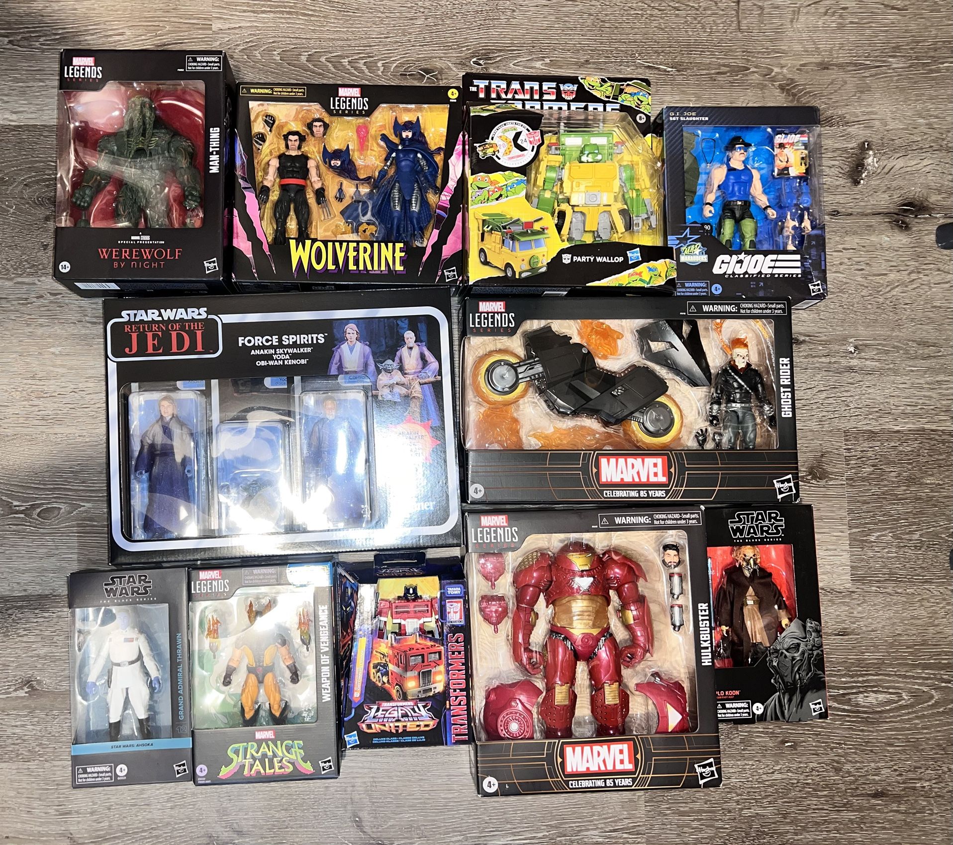 marvel legends star wars transformers gi joe action figure toys for ...