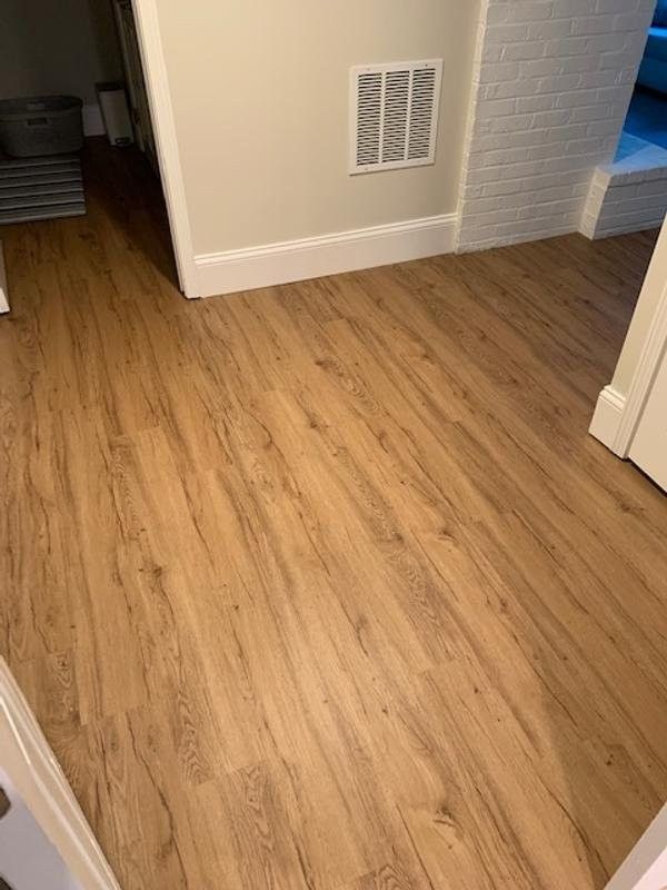 Essential Oak 6 MIL x 7.1 in. W x 48 in. L Click Lock Waterproof Luxury ...