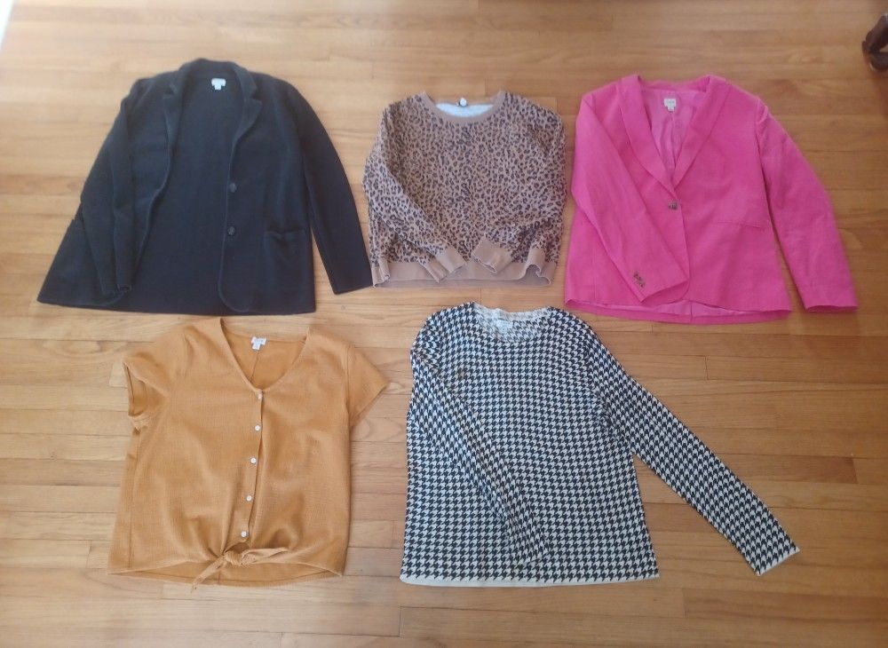 Lot of 5 designer J. Crew women's items..XL. for Sale in Des Plaines ...