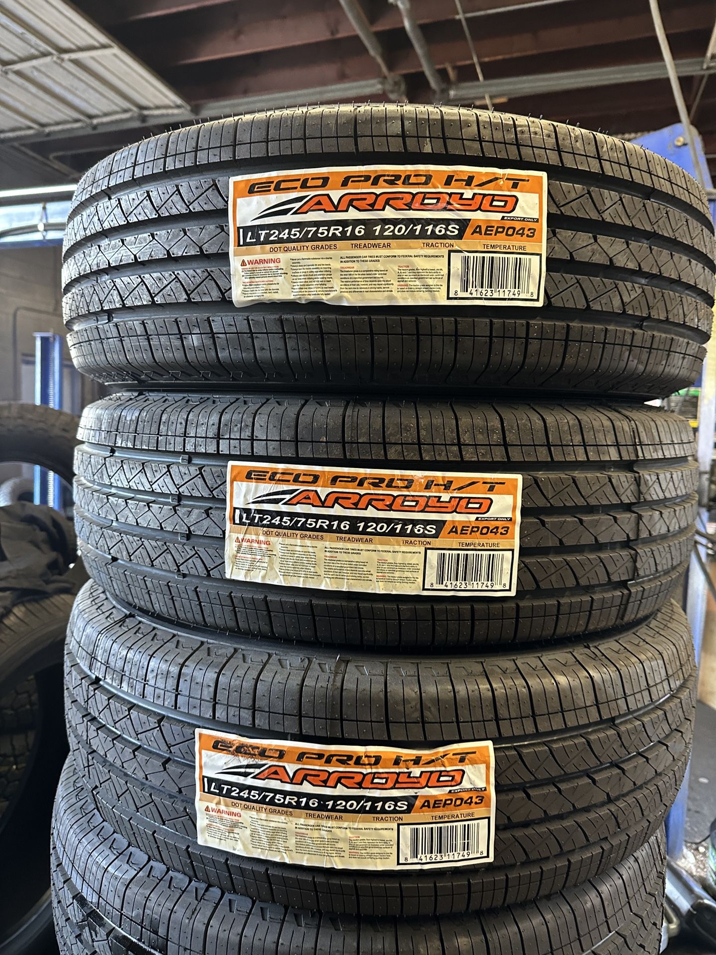 LT 245/75/16 Arroyo Brand New Tires Mounted And Balanced Montadas Y Balanciadas Gratis for Sale ...